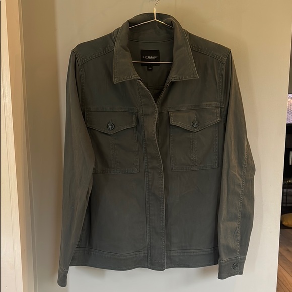 Liverpool | Jackets & Coats | Liverpool Green Utility Jacket | Poshmark